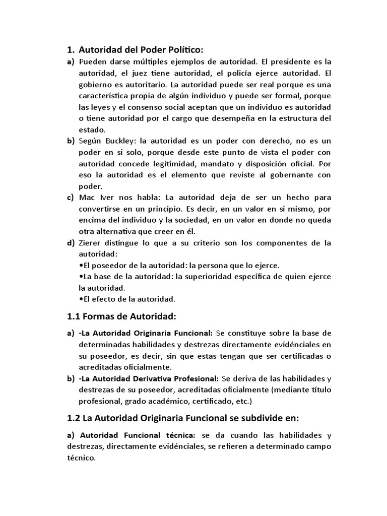 Autoridad y Legitimidad-del-Poder-Político | PDF | Legitimidad ...