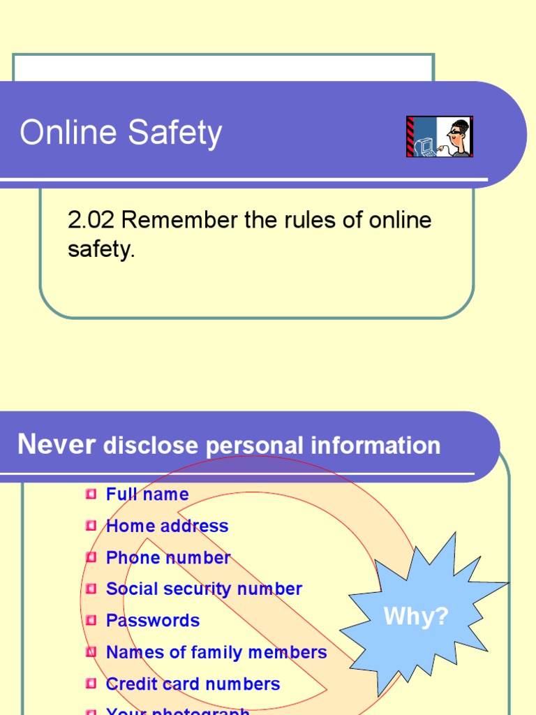 2.02 Remember The Rules of Online Safety | PDF | Malware | Cyberbullying