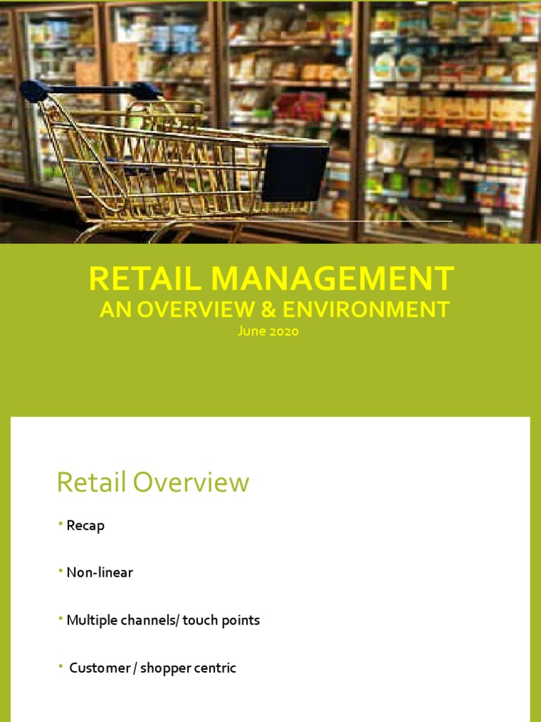 Retail Management Overview and Environment Session 2 | PDF | Retail | Brand