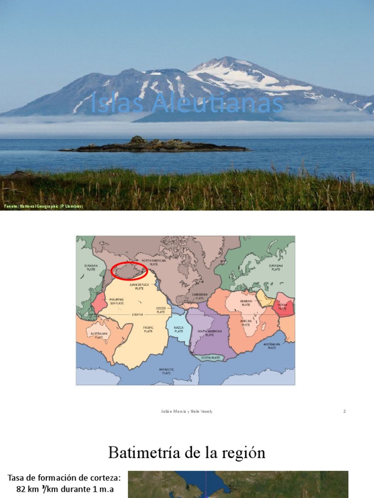 Islas Aleutianas Presentacion | PDF | Basalto | Volcán
