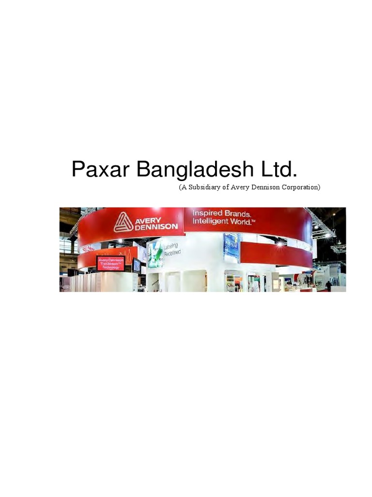 Paxar Bangladesh Ltd. - Internship Report | PDF | Business | Economies