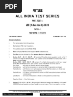 Fiitjee Phase Test 1 (Class 11th), Jee Advance Paper 1 | PDF | Force ...