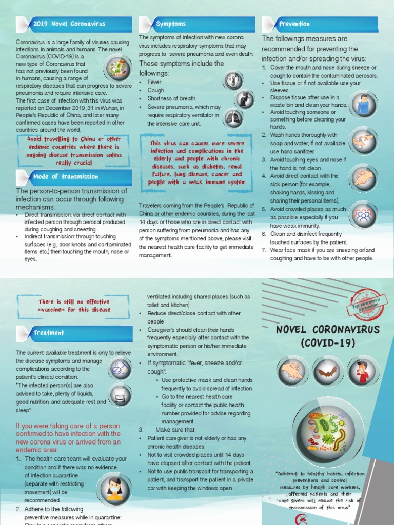 COVID-19: Symptoms, Transmission, Prevention | PDF | Clinical Medicine ...