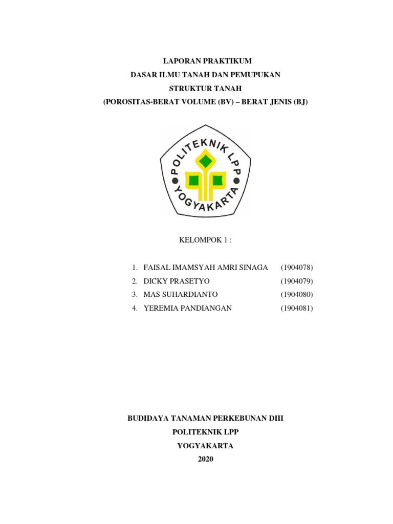 Berat Jenis dan Porositas Tanah | PDF | Sains & Matematika