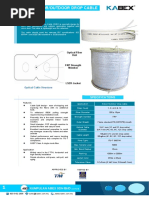 Indoor Riser (Mid-Span) Cable: Specifications | PDF | Green | Blue
