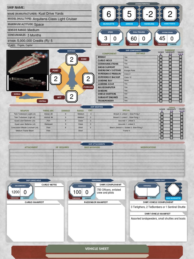 Arquitens-Class Light Cruiser | PDF | Cruiser | Ships