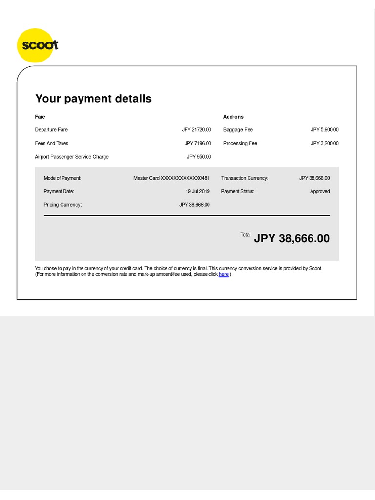 Receipt - Invoice Scoot | PDF