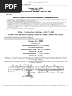 Design No. D925: BXUV.D925 Fire-Resistance Ratings - ANSI/UL 263 | PDF ...