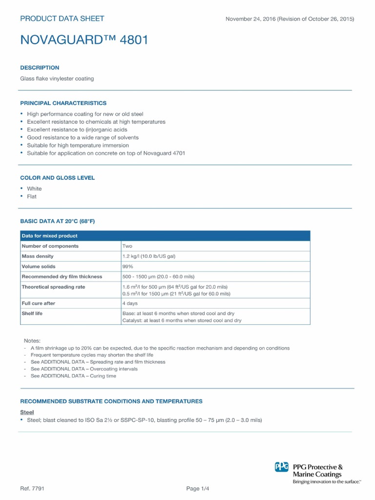 Novaguard 4801 | PDF