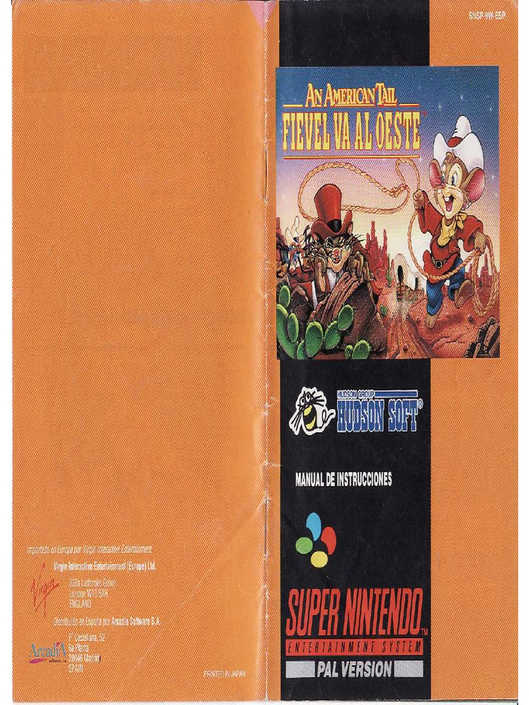 American Tail, An - Fievel Goes West (E) | PDF