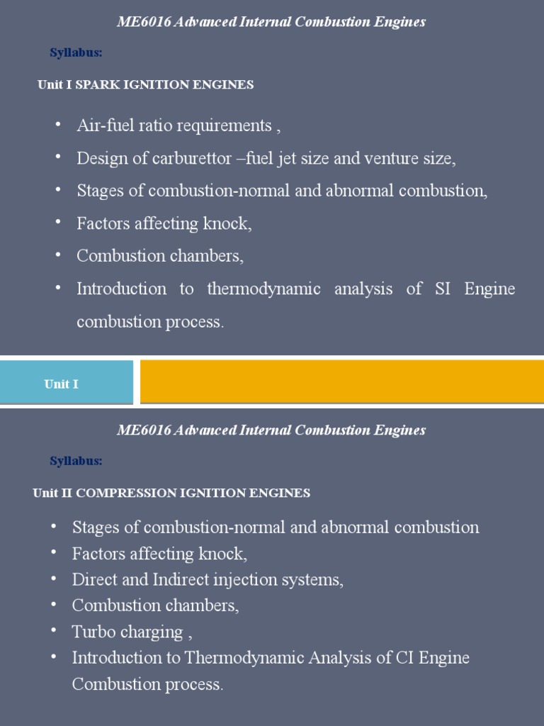 Understanding the Fundamentals of Internal Combustion Engine Design and ...