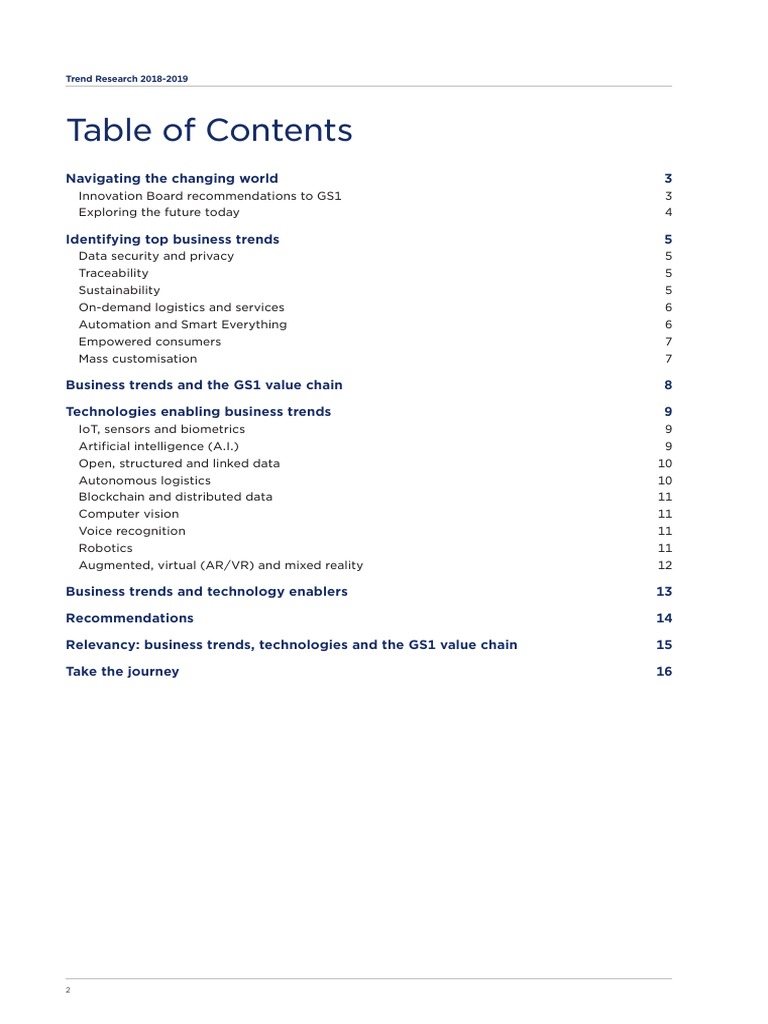 GS1 Trend Research Paper 070220 | PDF | Internet Of Things | Artificial ...