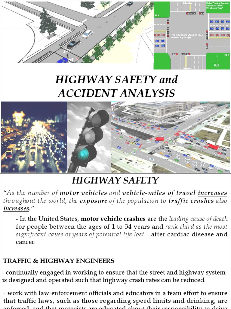 Highway Safety and Accident Analysis | PDF | Traffic Collision | Road ...