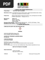 MSDS Goo Gone | PDF | Occupational Safety And Health | Safety