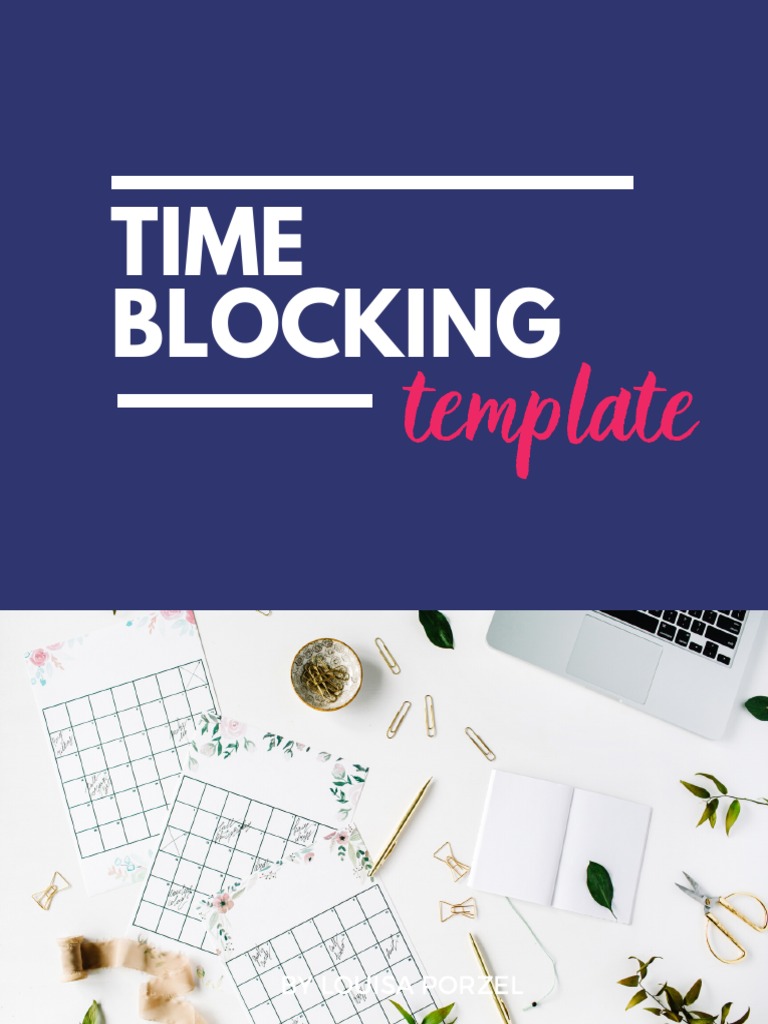 Time Blocking: Template | PDF