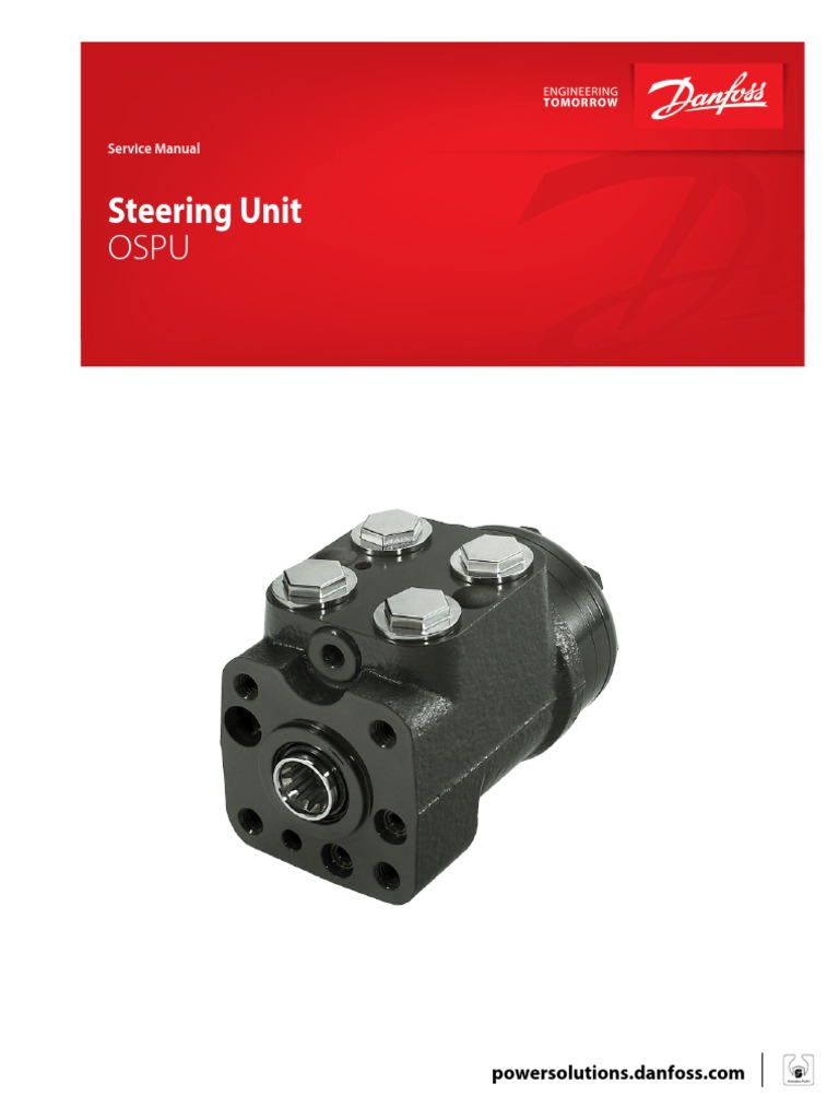 Steering Unit: Service Manual | PDF | Valve | Screw