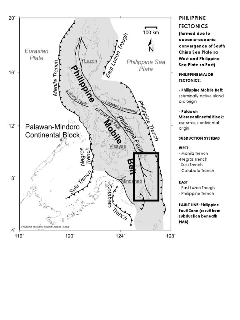 Philippine Tectonic Map Overview | PDF