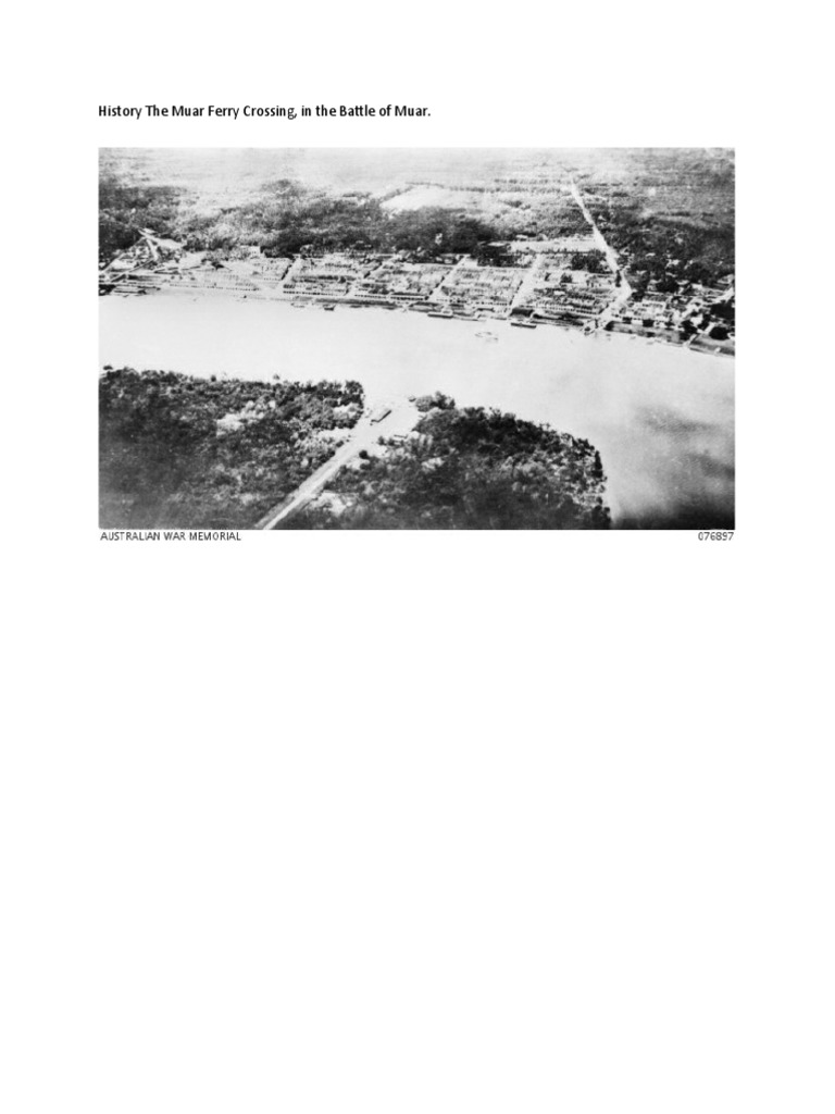 History The Muar Ferry Crossing | PDF | Southeast Asia | Strait Of Malacca