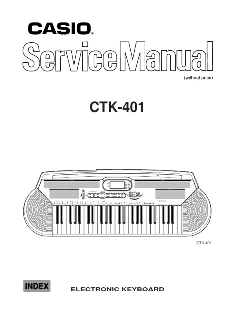 CTK-401 Keyboard Specifications Guide | PDF | Amplifier | Power Supply