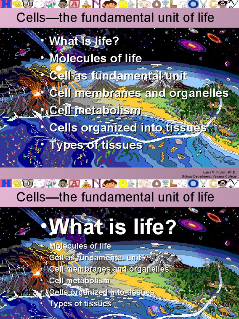 What Is Life? Molecules of Life Cell As Fundamental Unit Cell Membranes ...