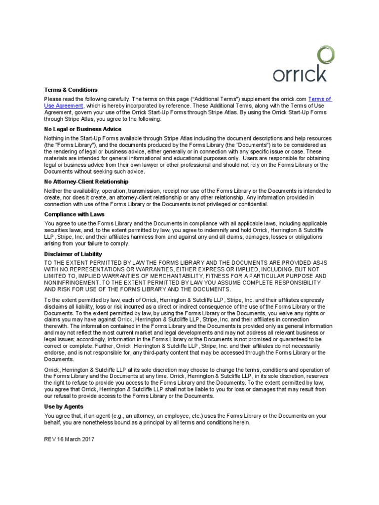 Stripe Atlas Employee Offer Letter (CA) - FORM | PDF | Employment | Stocks