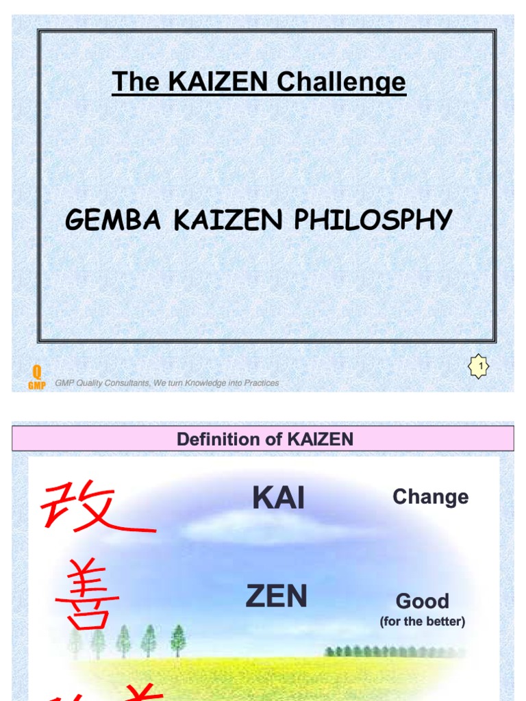 Kaizen Continuous Improvement Philosophy Pdf Inventory Strategic
