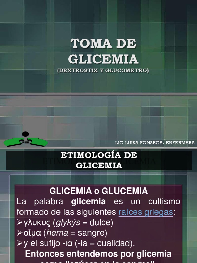 Toma de Glucometria | PDF | Diabetes | Enfermedades endocrinas.