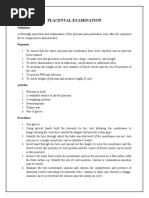 Fern Test Procedure for Amniotic Fluid | PDF | Childbirth