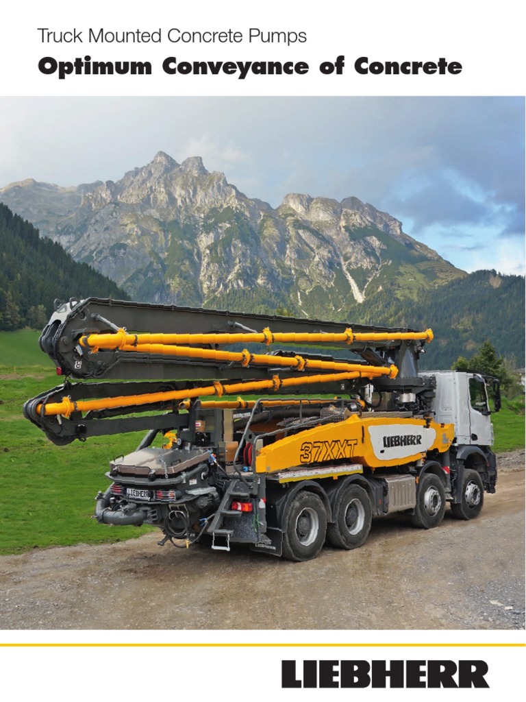 Liebherr Truck-Mounted Concrete Pumps Guide | PDF | Truck | Pump