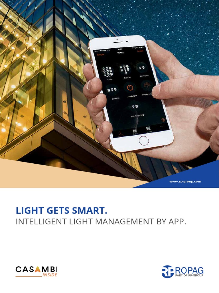 Casambi Brochure En-2019 PDF | PDF | Lighting | Alternating Current