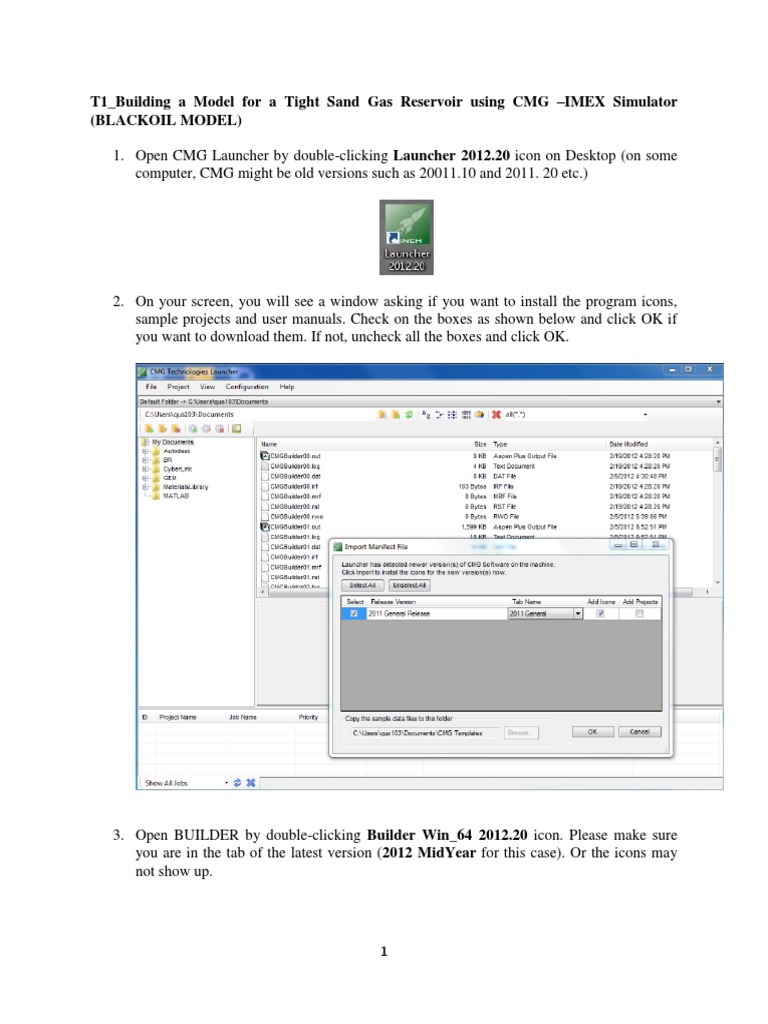 T1 IMEX Single Phase Tight Gas | PDF | Icon (Computing) | Petroleum Reservoir