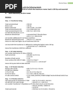 APFC-Panel Calculations | PDF | Capacitor | Fuse (Electrical)