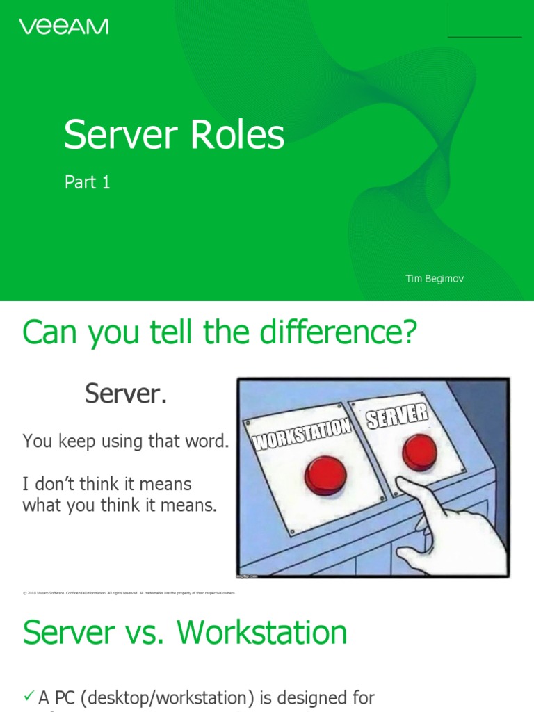 Server Roles: Tim Begimov | PDF | Active Directory | Computer Data