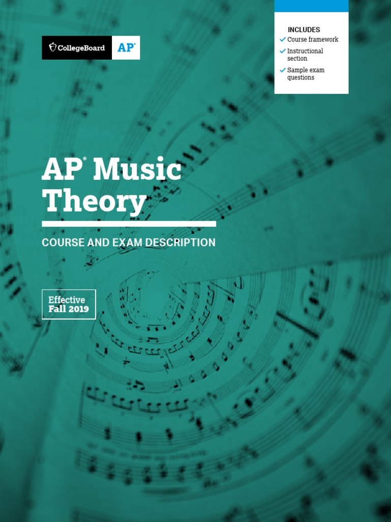 Ap Music Theory Course and Exam Description PDF | PDF | Advanced ...
