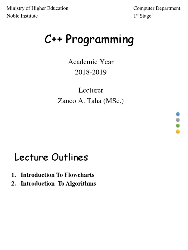 C++ Flowcharts and Algorithms Guide | PDF