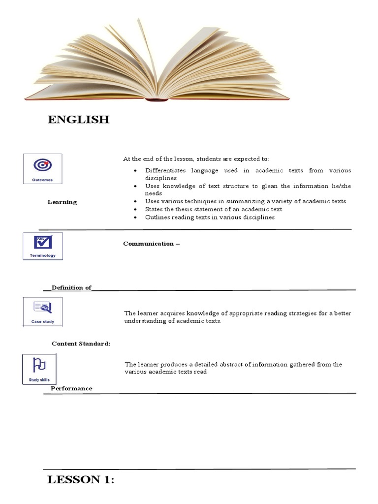 Efapp 11 - Quarter 1 - Module 1-8 - Week 1-8 | PDF | English Language ...