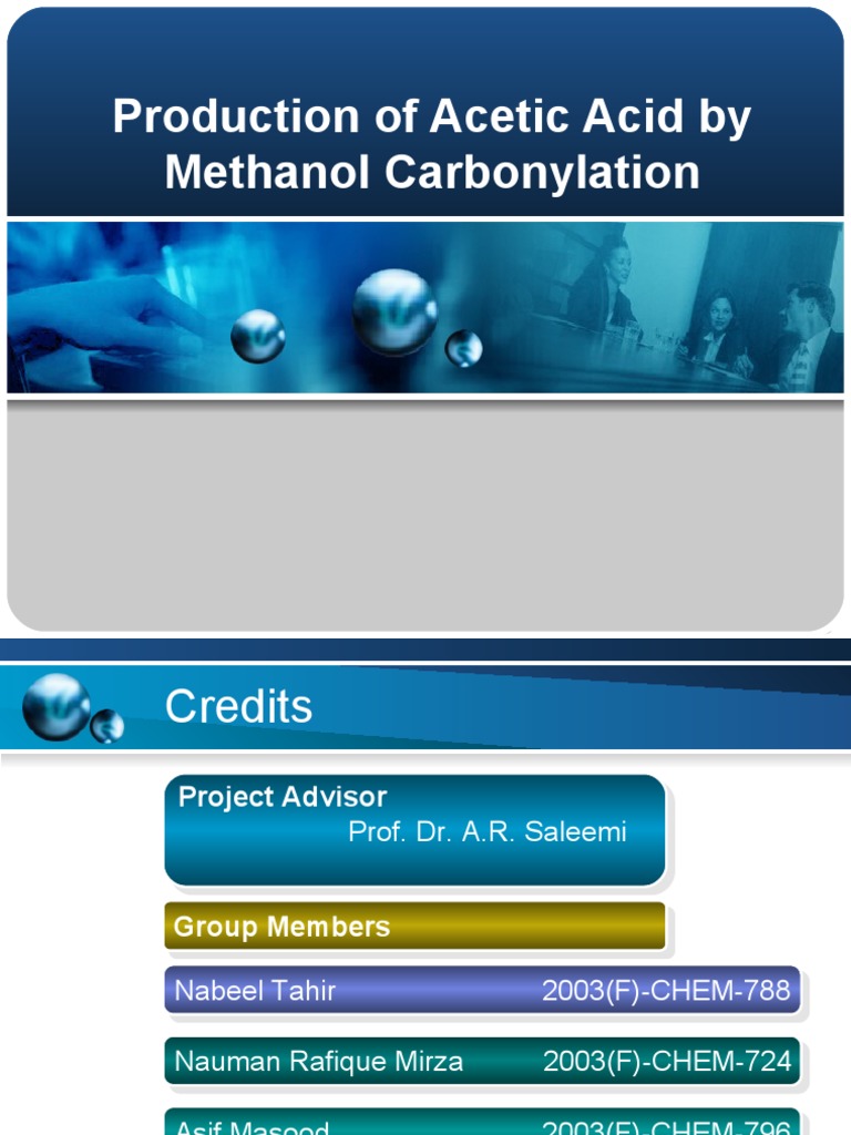 Cativa vs. Monsanto Acetic Acid Processes | PDF | Acetic Acid | Catalysis
