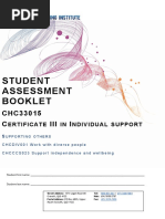 HLTINF006 Infection Control Assessment Guide | PDF | Hygiene | Infection