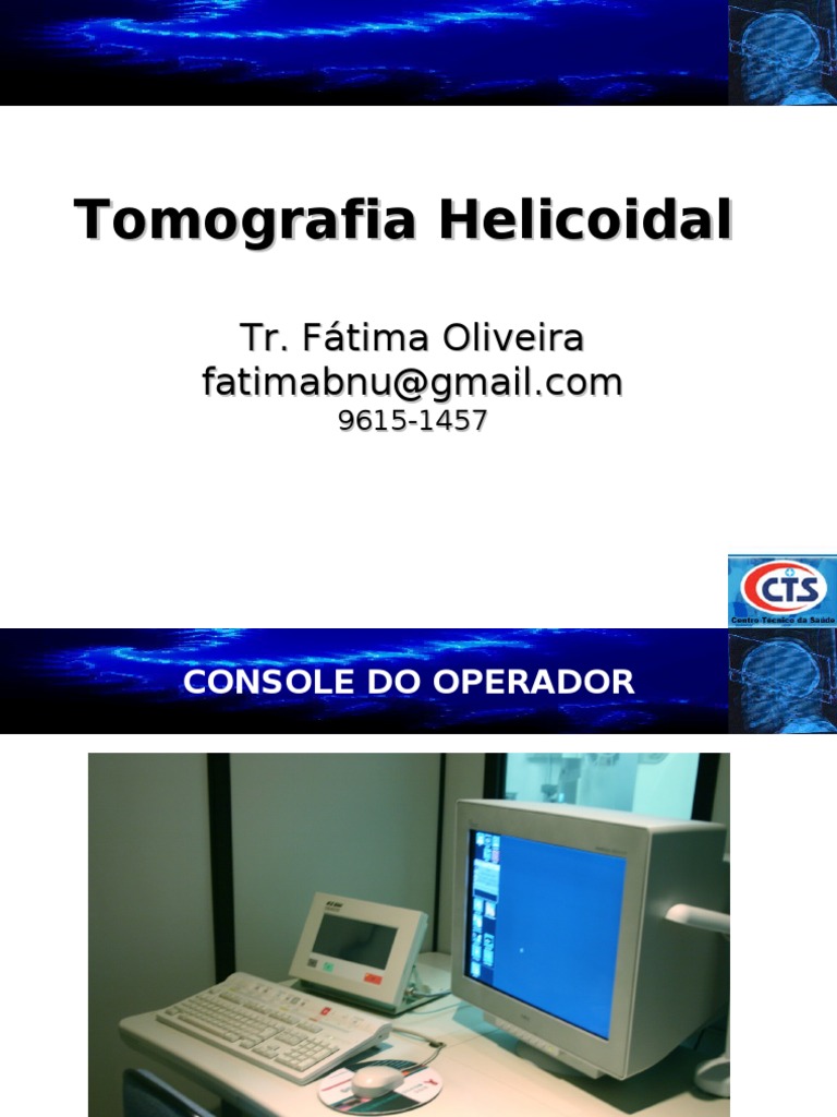 Apostila de Protocolo para TC Helicoidal | PDF | Tomografia ...