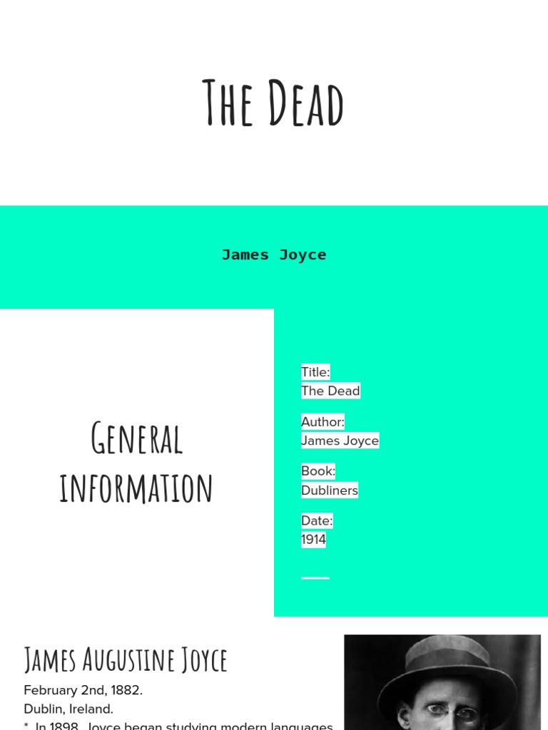 The Dead | PDF | James Joyce