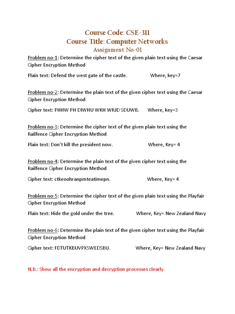 CSE - 311 Assignment 01 PDF | PDF | Computers