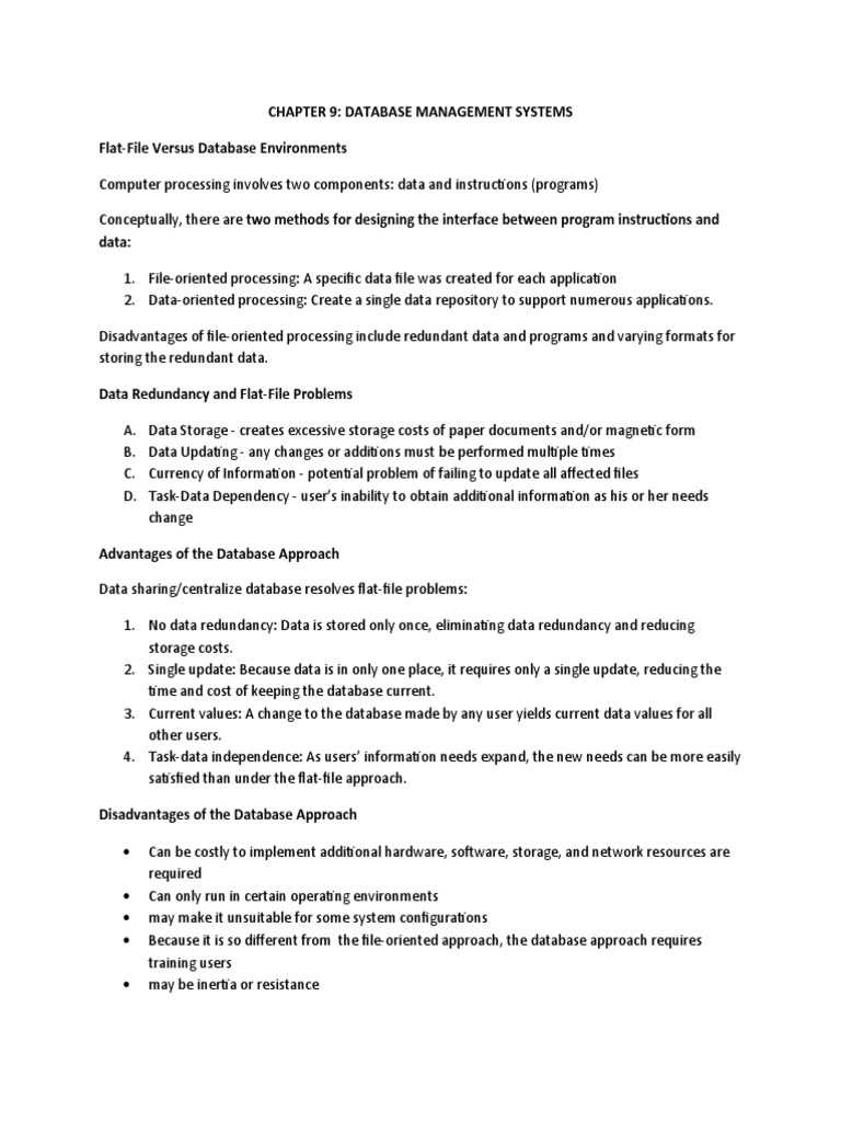 Database Design and Management: An Overview of Key Concepts and Best ...
