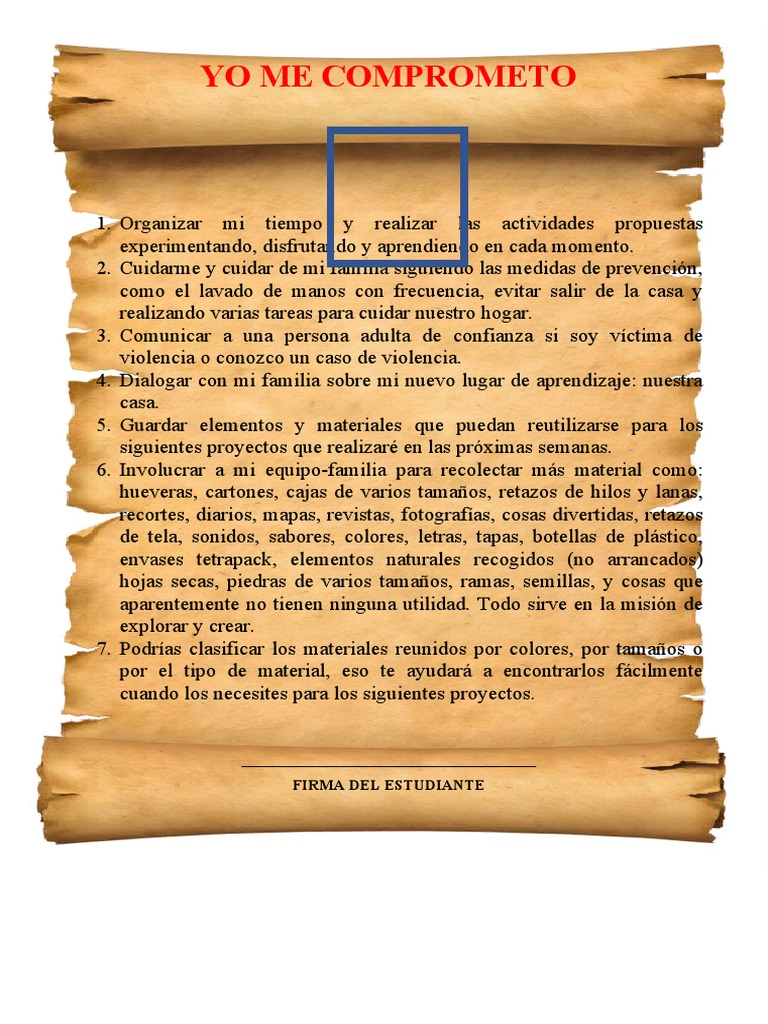 Yo Me Comprometo | PDF