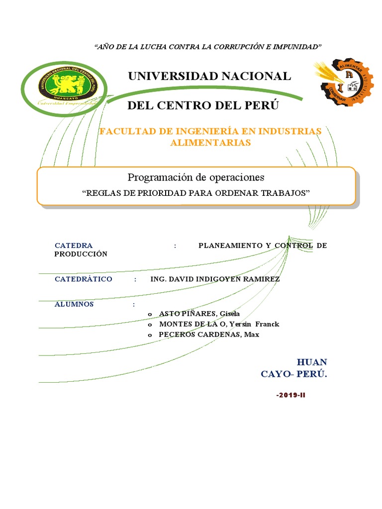 Caratula de Programacion | PDF Caratula de Programacion | PDF