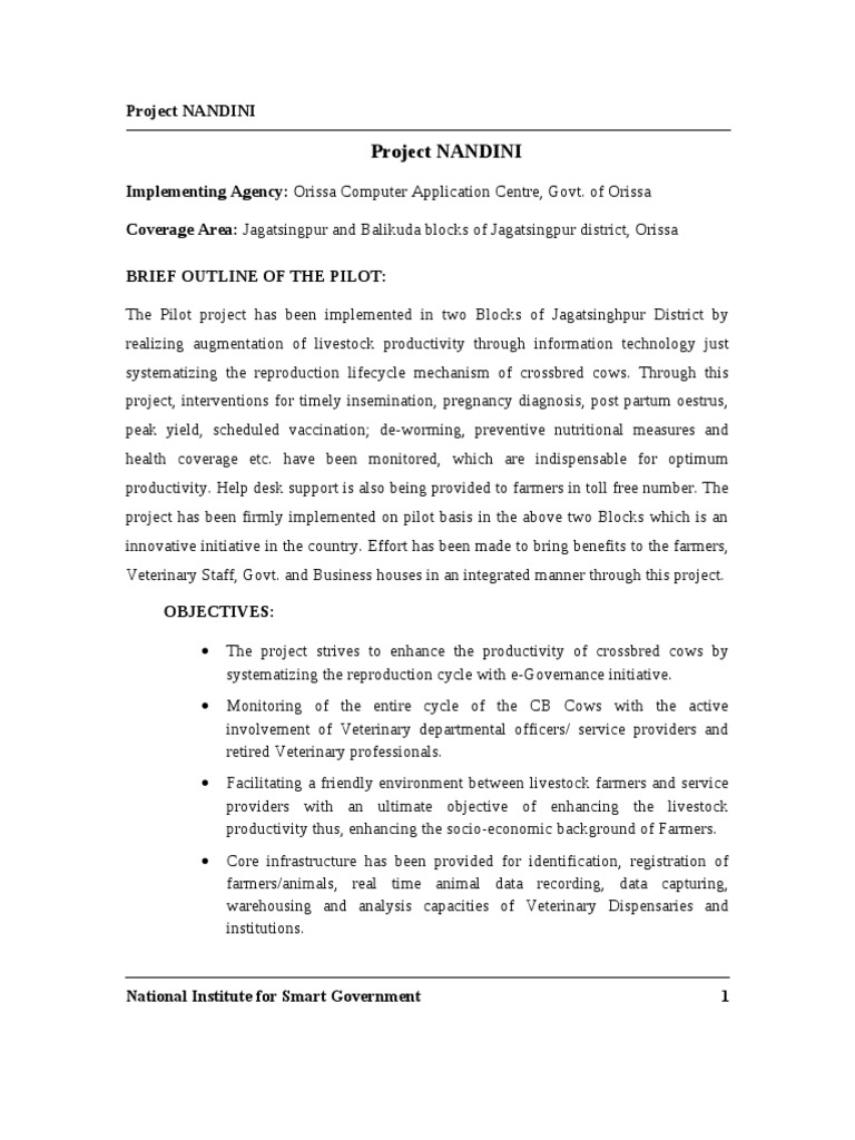 Project Nandini Pdf Php Web Application