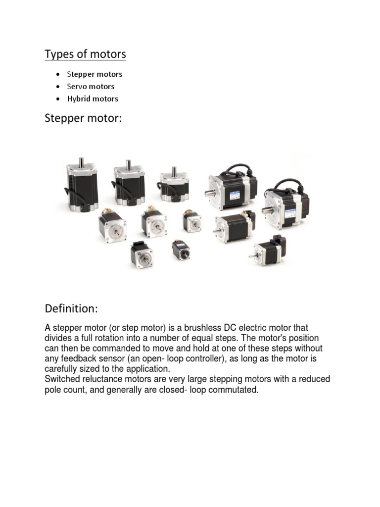 An In-Depth Look at Motors, Drivers and Controls for CNC Machines | PDF ...
