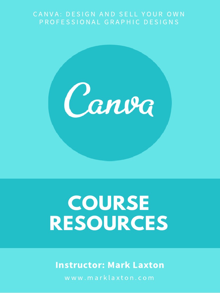 1.1 Canva Course Resources PDF | PDF