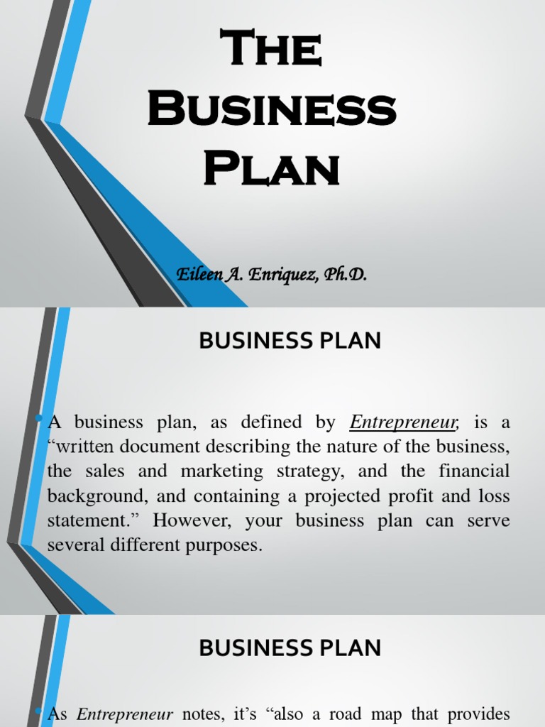 Chapter 5 The Business Plan | PDF | Top Down And Bottom Up Design ...