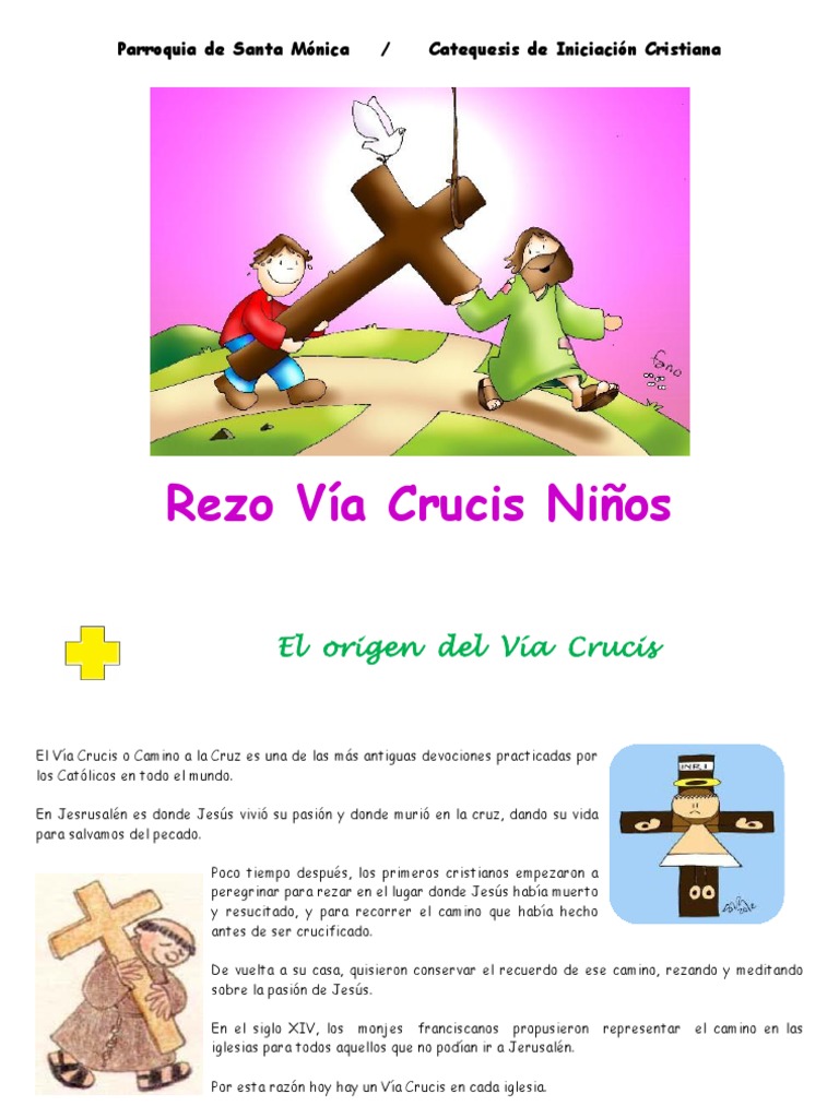 Vía Crucis Infantil para Catequesis | PDF | Estaciones de la Cruz ...