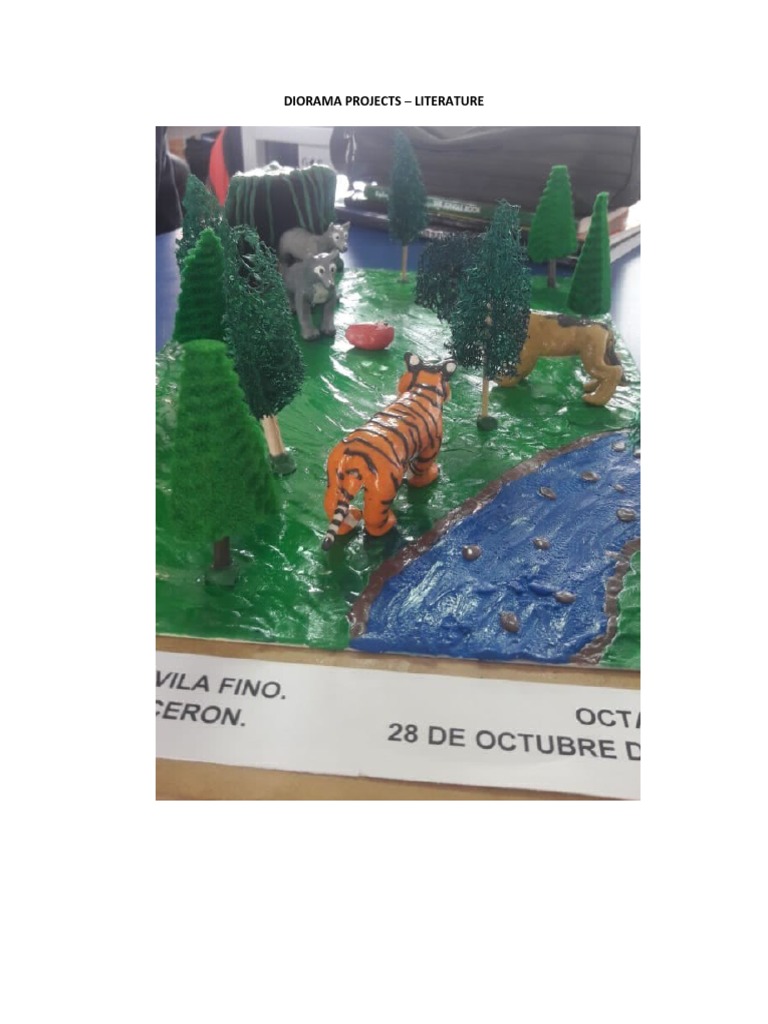 Diorama Projects - Literature | PDF